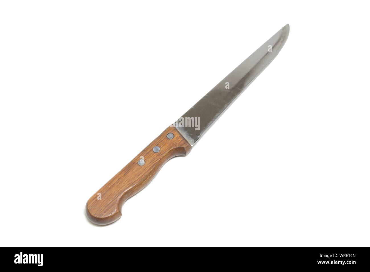 Kitchen knife isolated on white background Stock Photo - Alamy