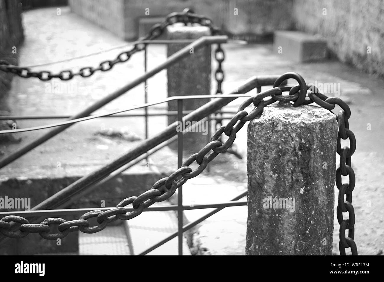 Railing chains hi-res stock photography and images - Alamy