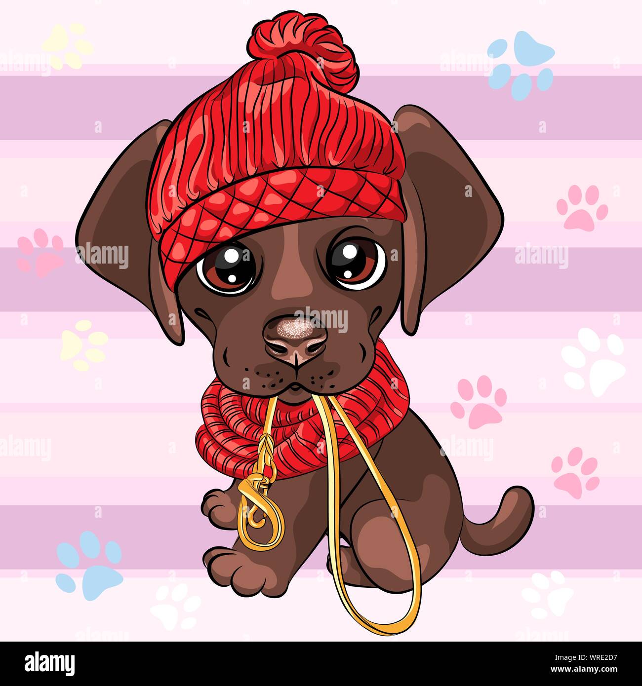 Closeup labrador Stock Vector Images - Alamy