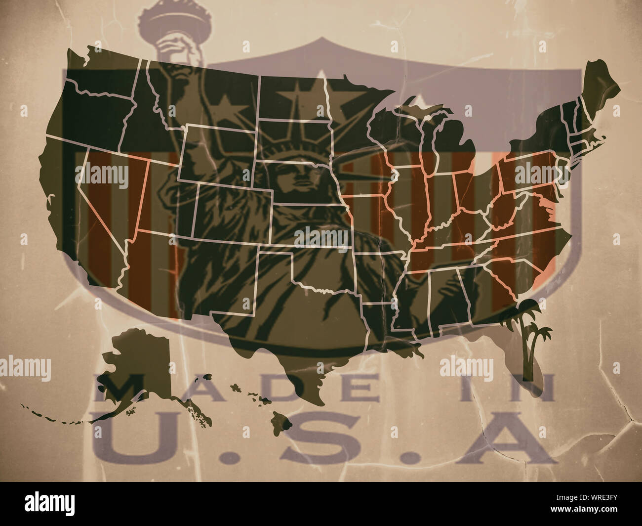 Liberty Usa Map Welcome To The Gulf Of America Flag Map Statue Of