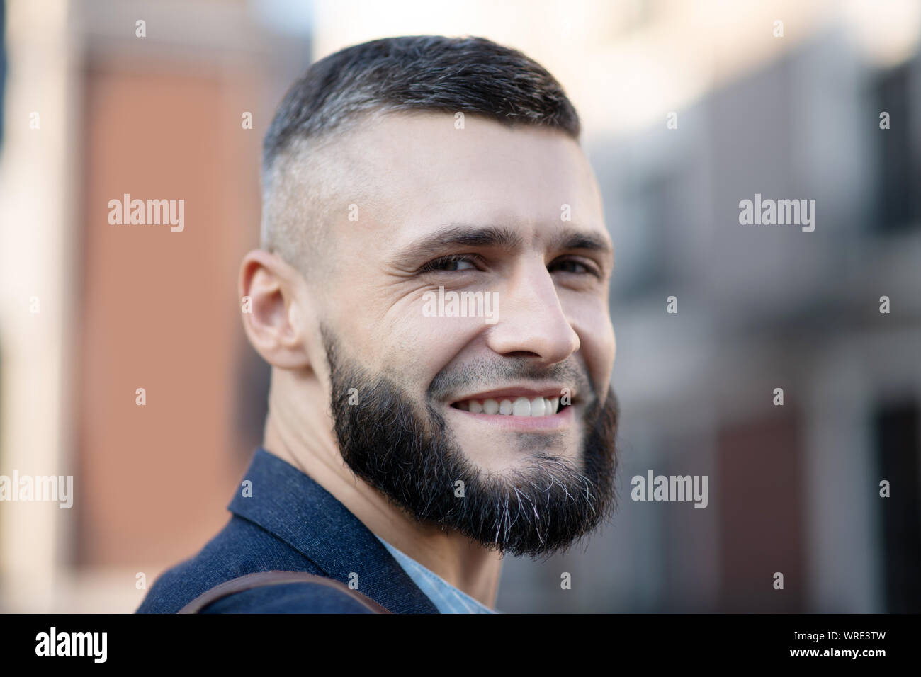 Man smiling broadly hi-res stock photography and images - Alamy
