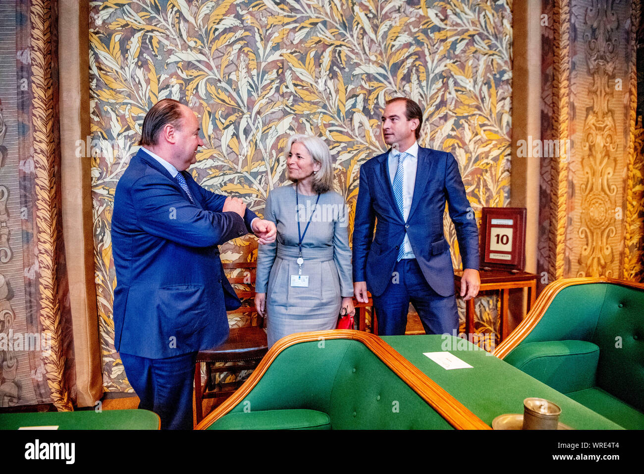 The Hague - 10-09-2019 Senators Henk Otten, Dorien Rookmaker and Jeroen ...