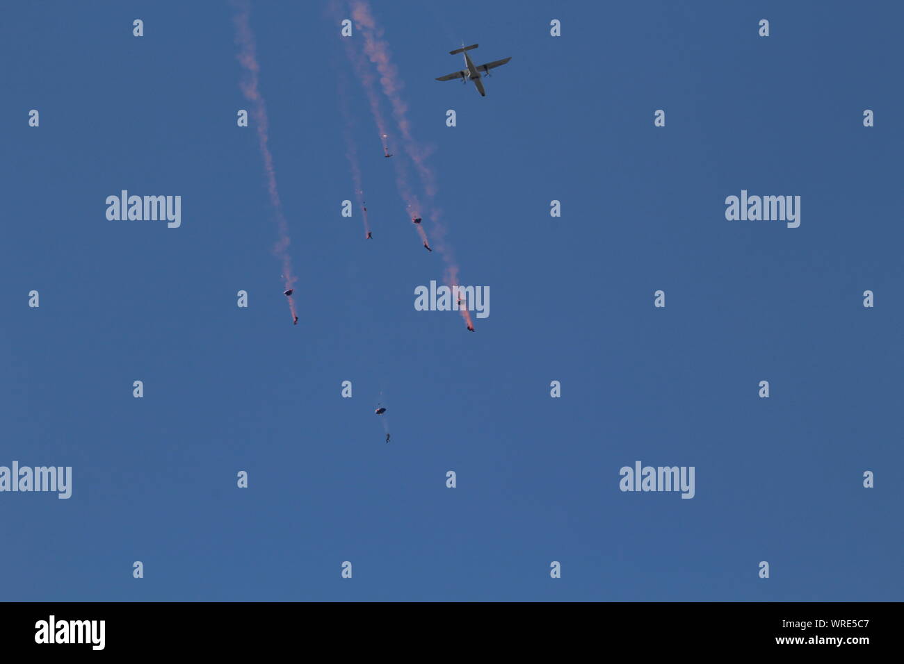 RAF Falcons Display Team Stock Photo - Alamy