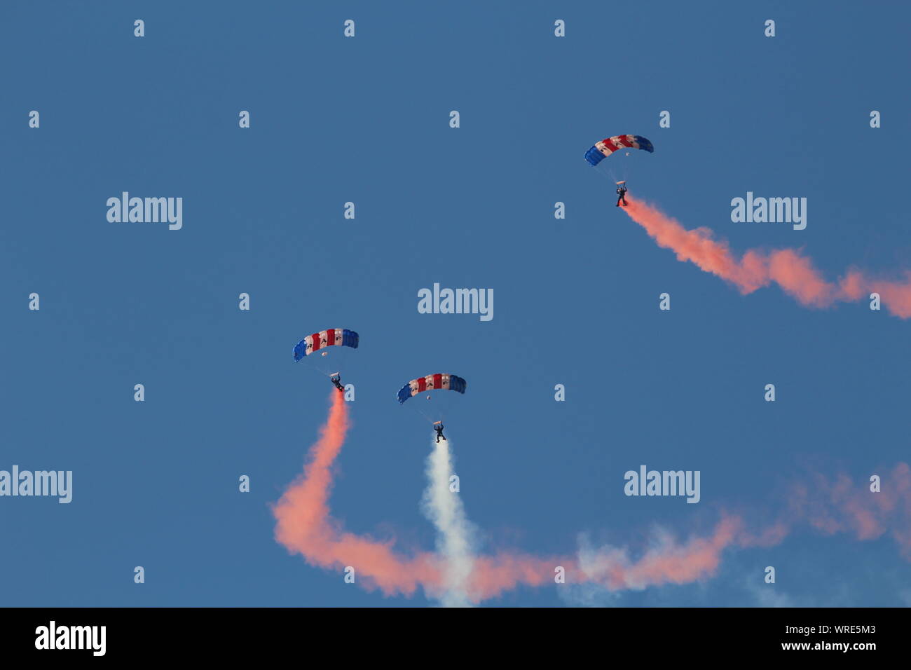 RAF Falcons Display Team Stock Photo - Alamy