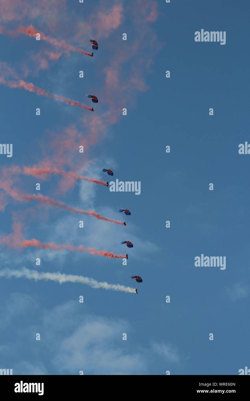 RAF Falcons Display Team Stock Photo - Alamy