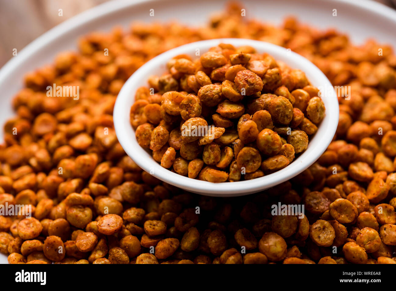 Fried and Spicy Chana Dal Masala is a popular Chakna recipe. served in ...