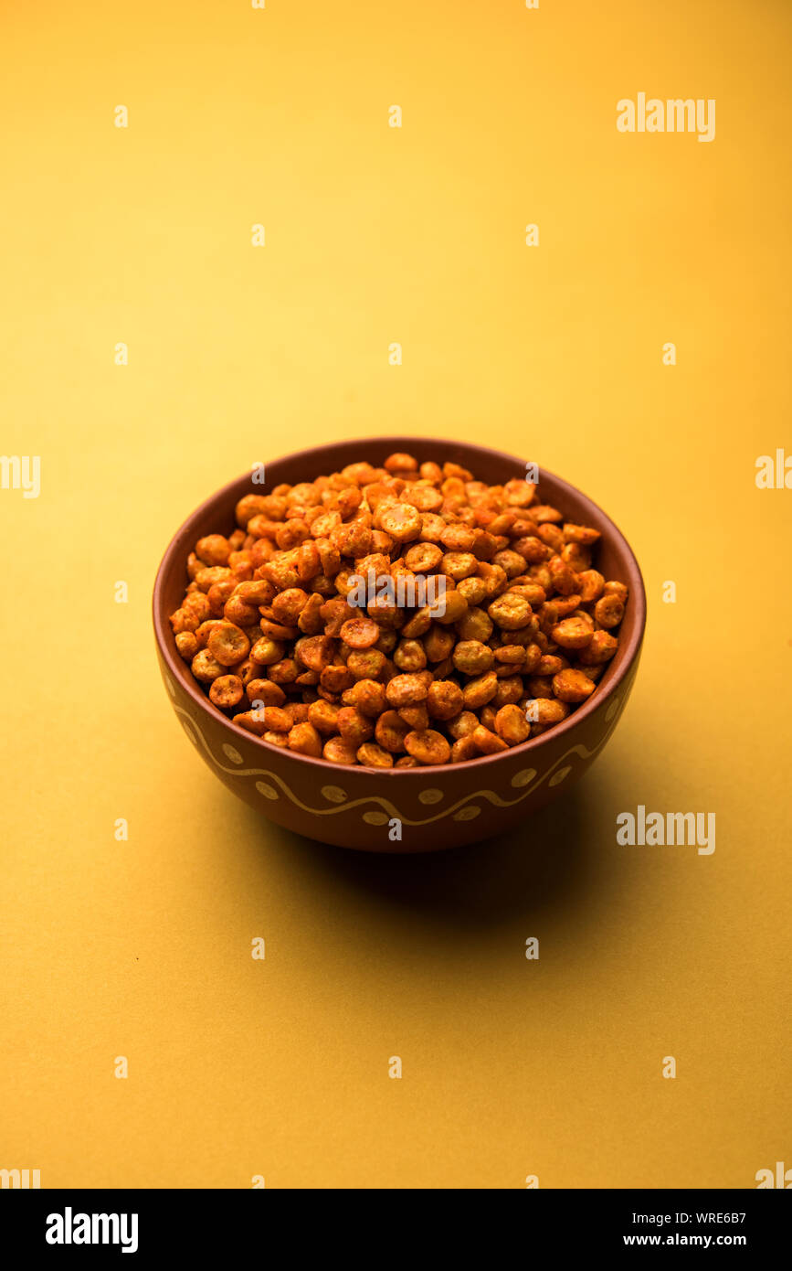 Fried and Spicy Chana Dal Masala is a popular Chakna recipe. served in ...