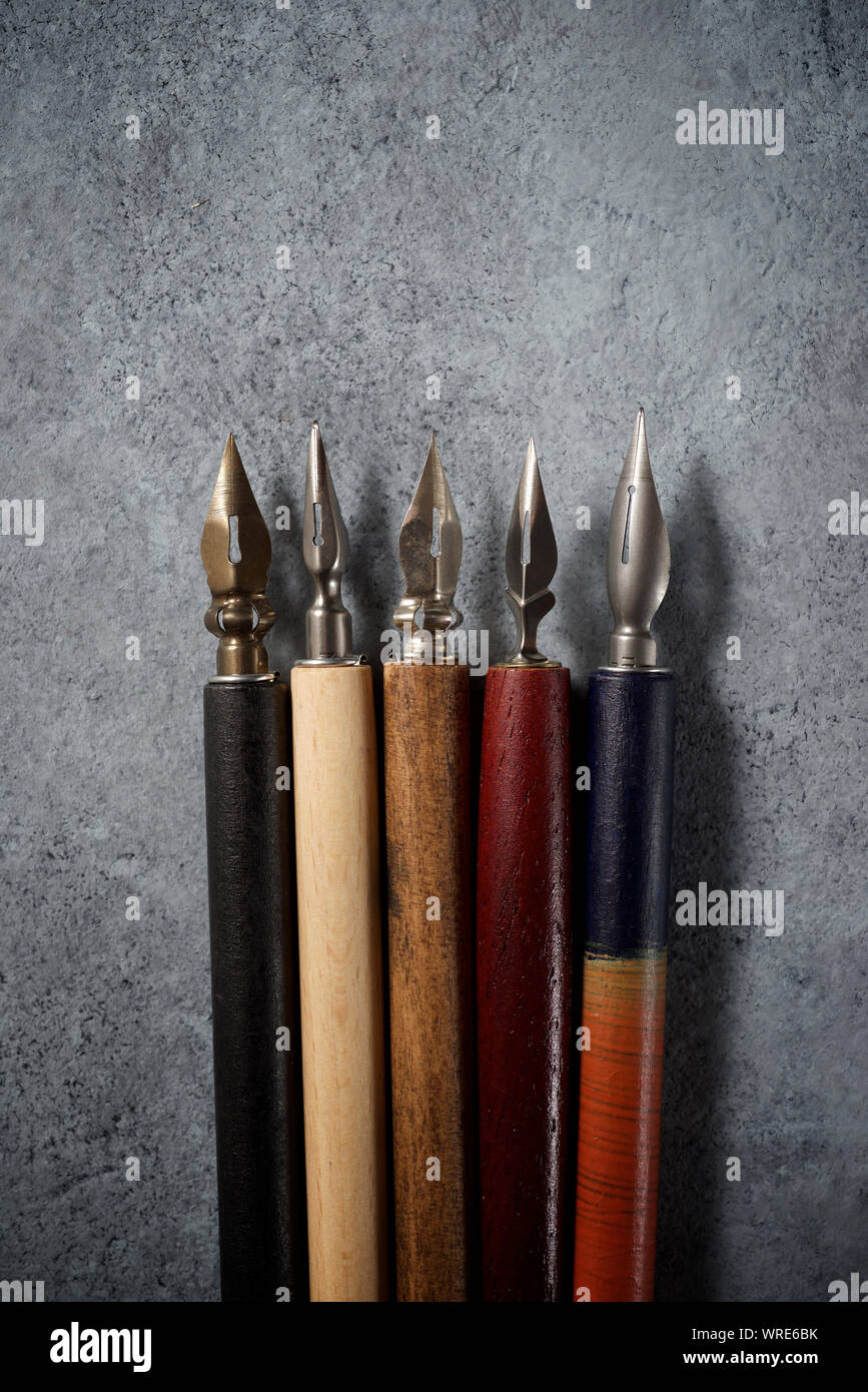 Vintage pen nib hi-res stock photography and images - Alamy