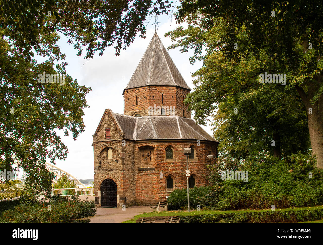 Saint Nicholas chapel at the Valkhof park, Nijmegen, Netherlands Stock ...