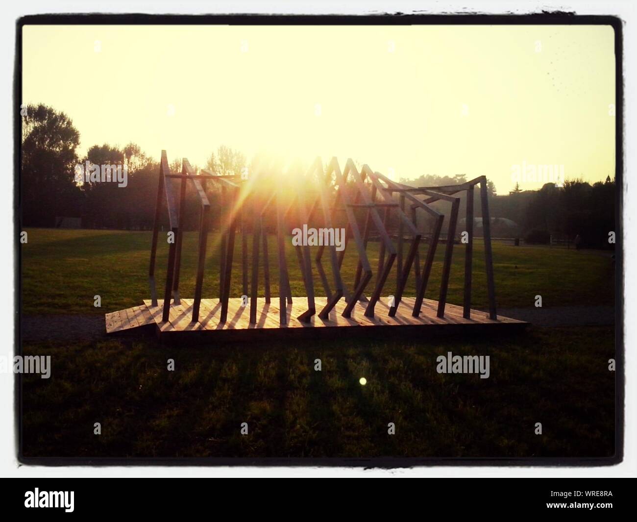 Abstract Structure In Park Stock Photo - Alamy