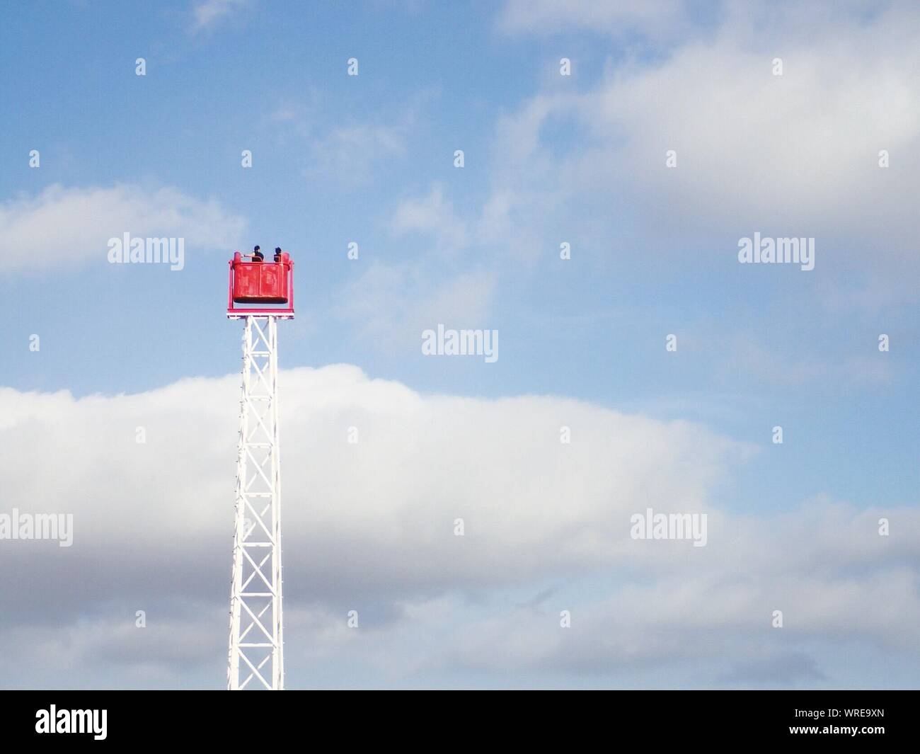 Red cherry picker hi-res stock photography and images - Alamy