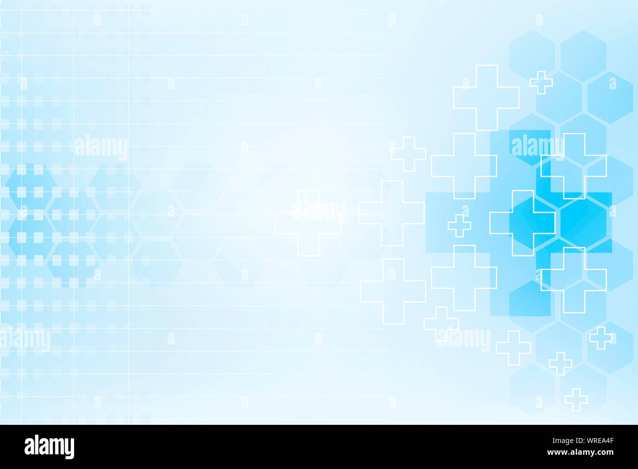 Geometry, positive and hexagon symbols Medical concept background Stock ...