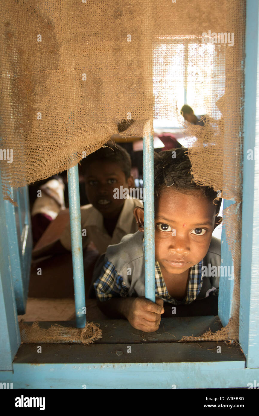 A face of hope from a window of opportunity Stock Photo - Alamy