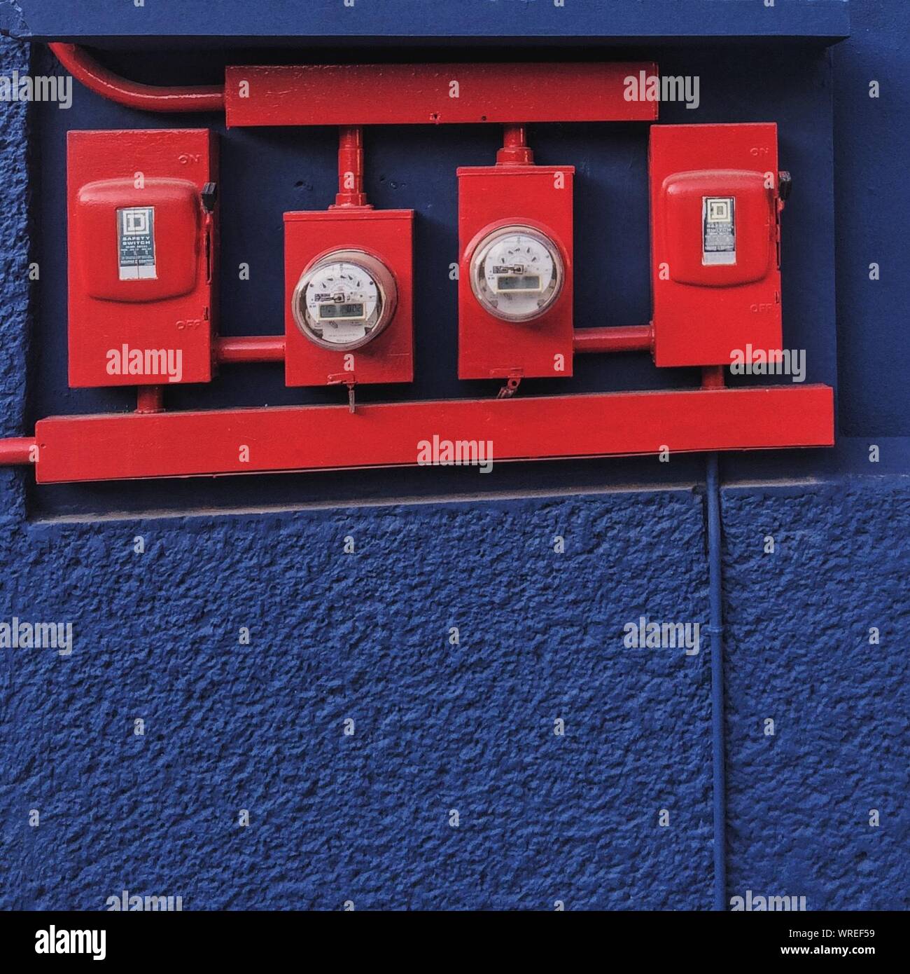 Wall with meters hi-res stock photography and images - Alamy