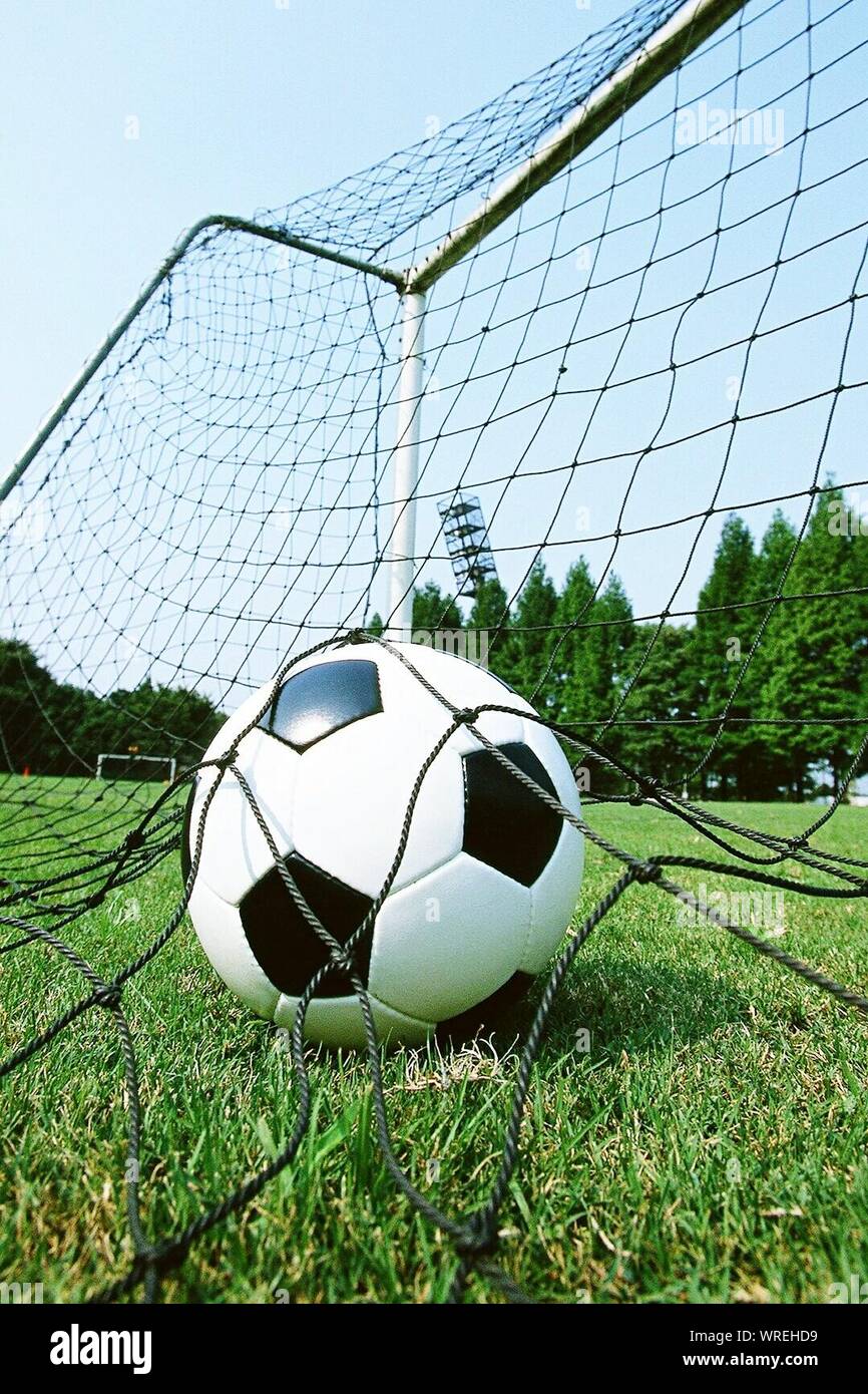 Soccer ball goal hi-res stock photography and images - Alamy