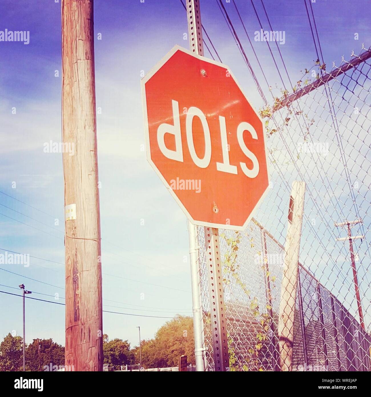 Stop sign against cloudy hi-res stock photography and images - Alamy