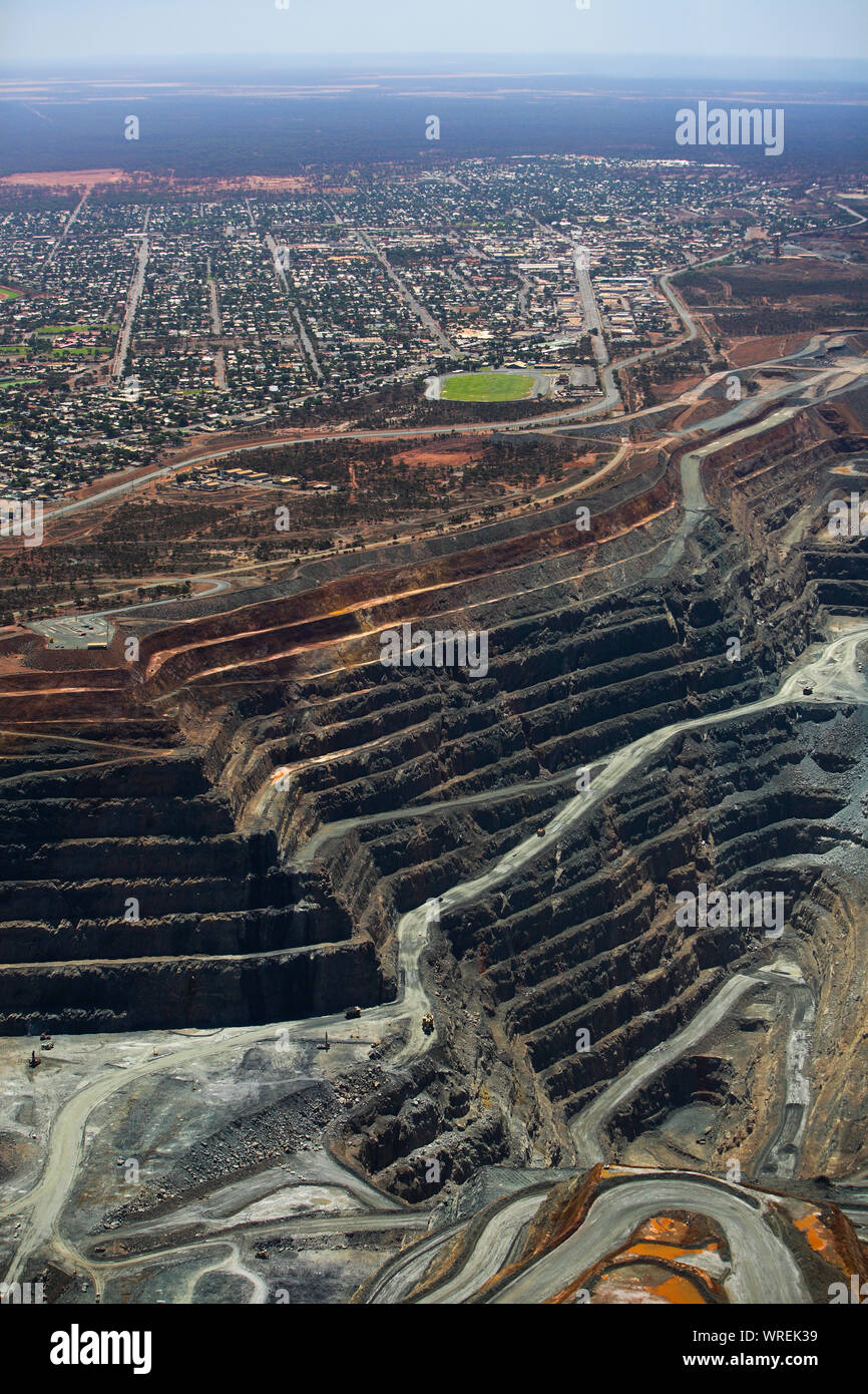 Biggest Open Cast Gold Mine Stock Photo - Alamy
