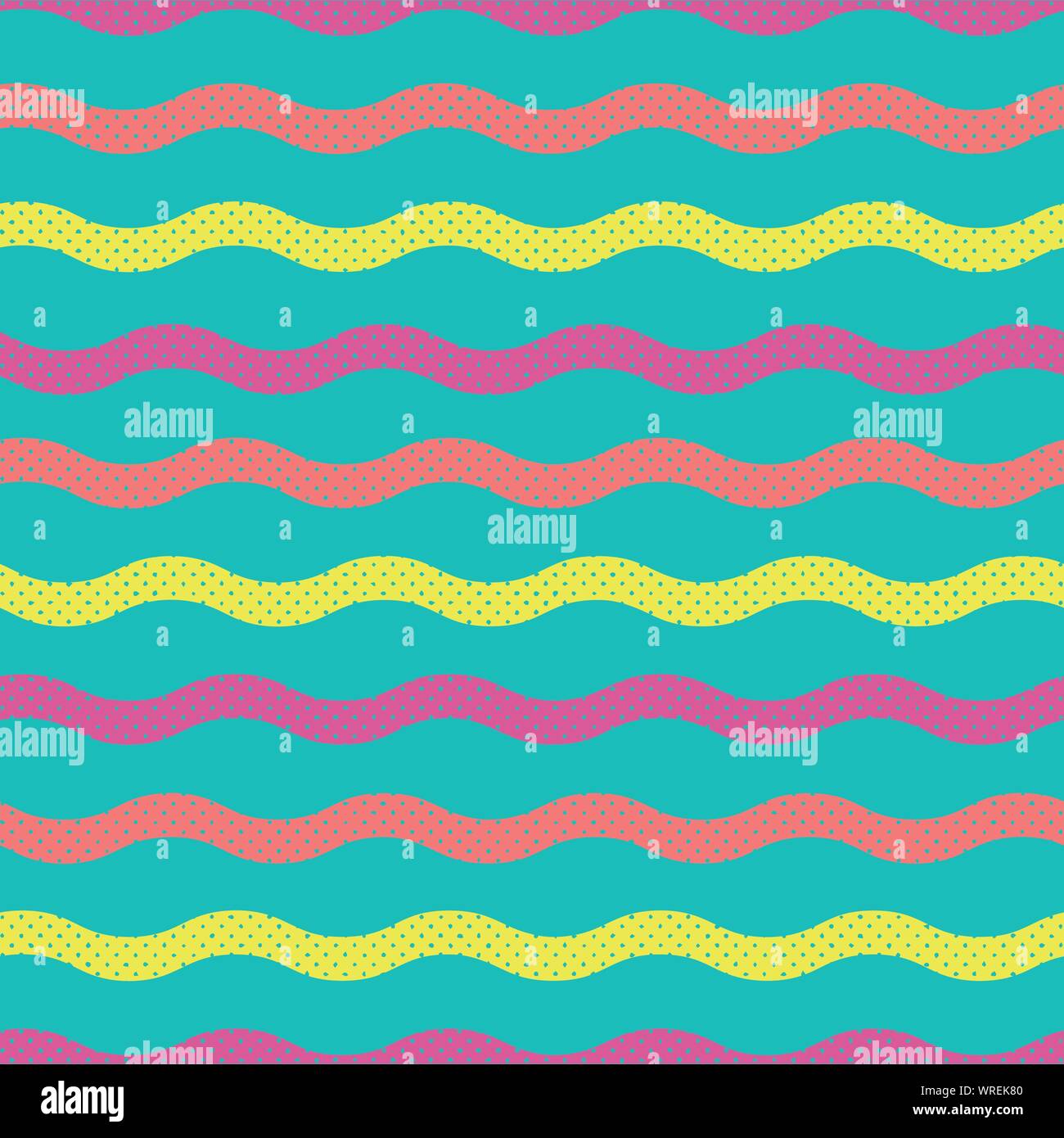 Wavy Wertical Stripes In Seamless Repeated Pattern Swatch Stock Vector ...