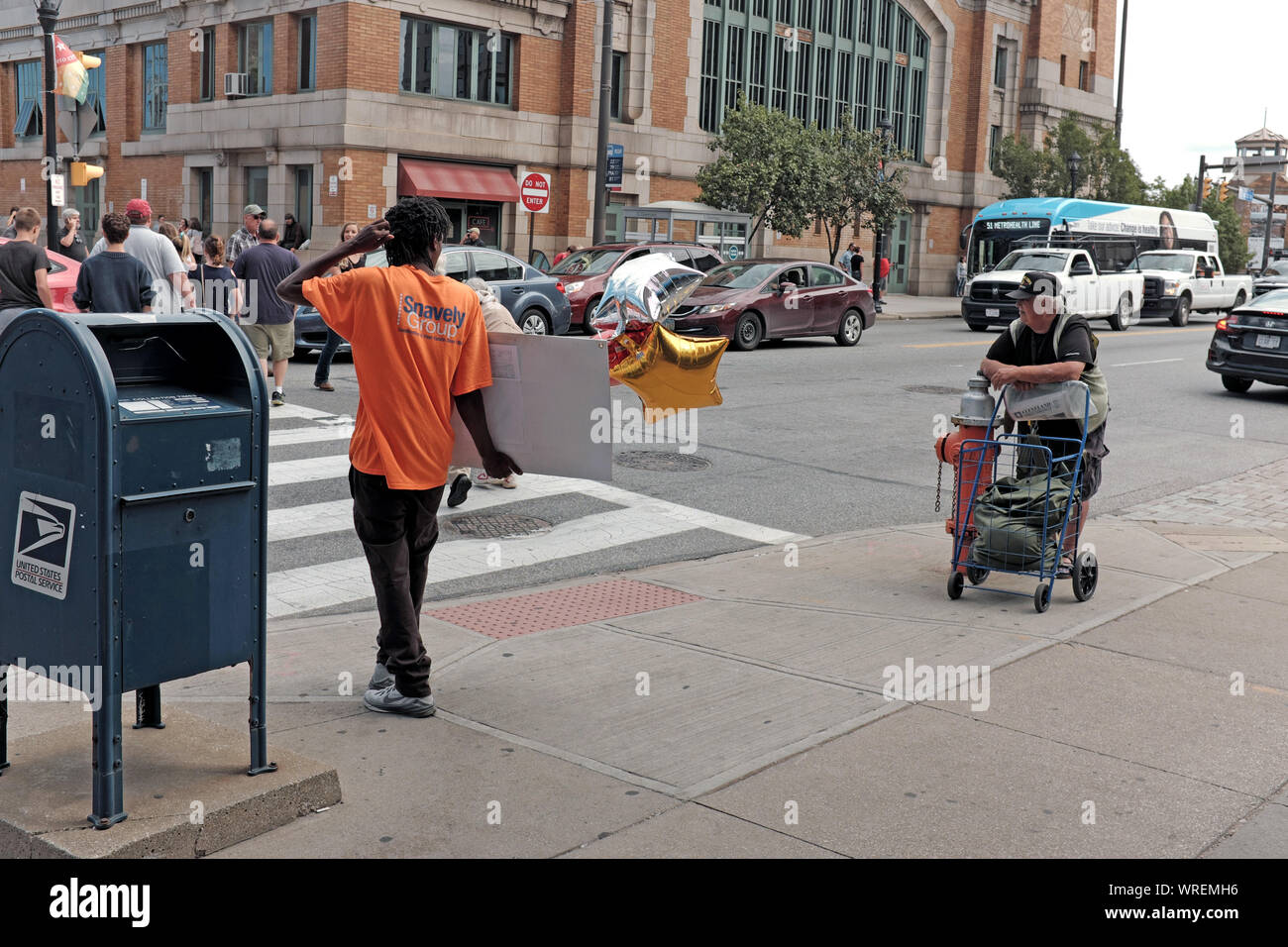 West 25th Street near the West Side Market streetscape in the trendy ...