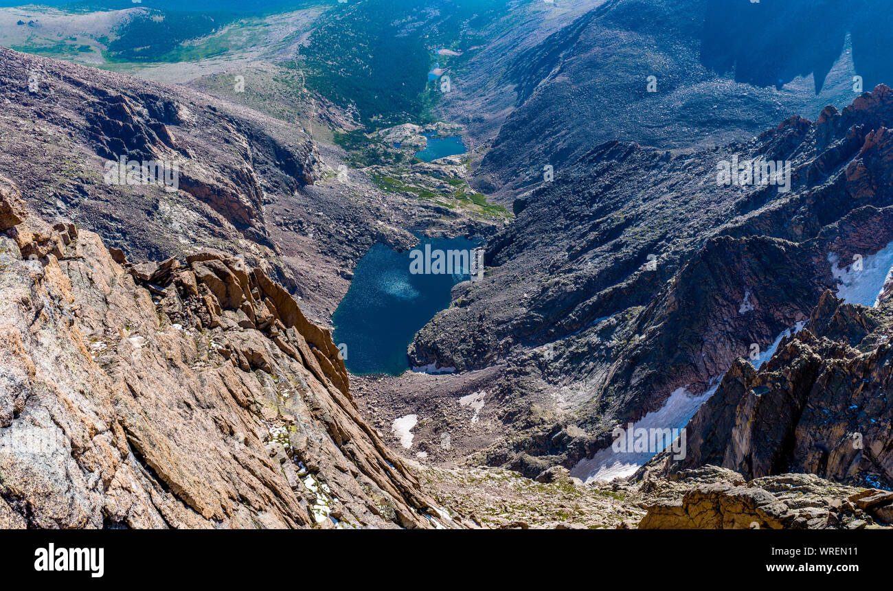 Chasm lake rocky hi-res stock photography and images - Alamy