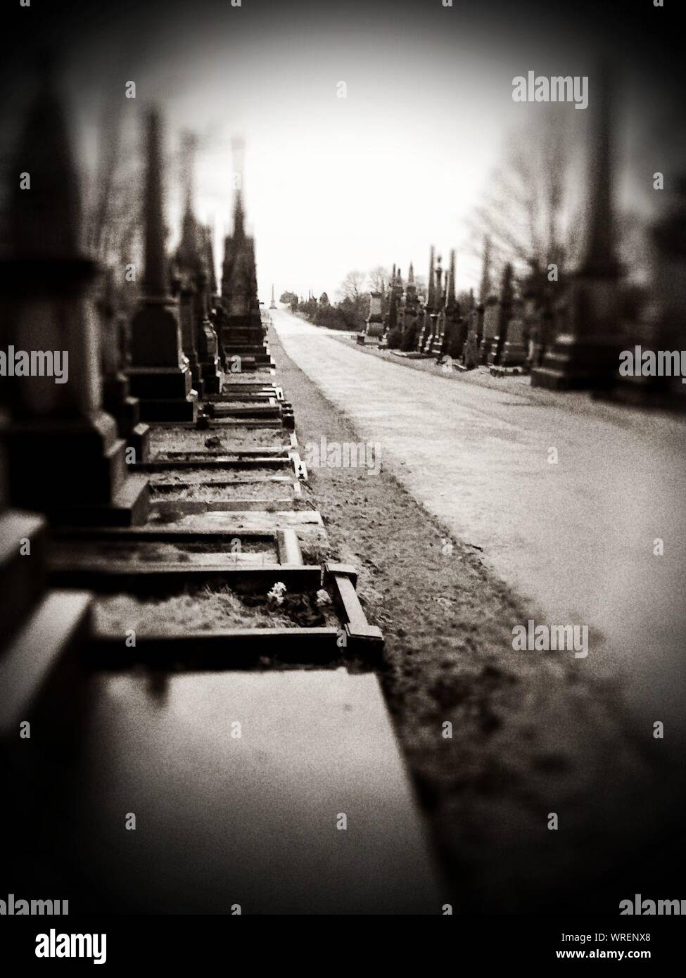 Road to cemetery hi-res stock photography and images - Alamy