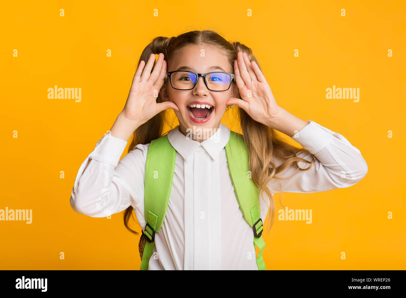 Pupil Shouting High Resolution Stock Photography and Images - Alamy