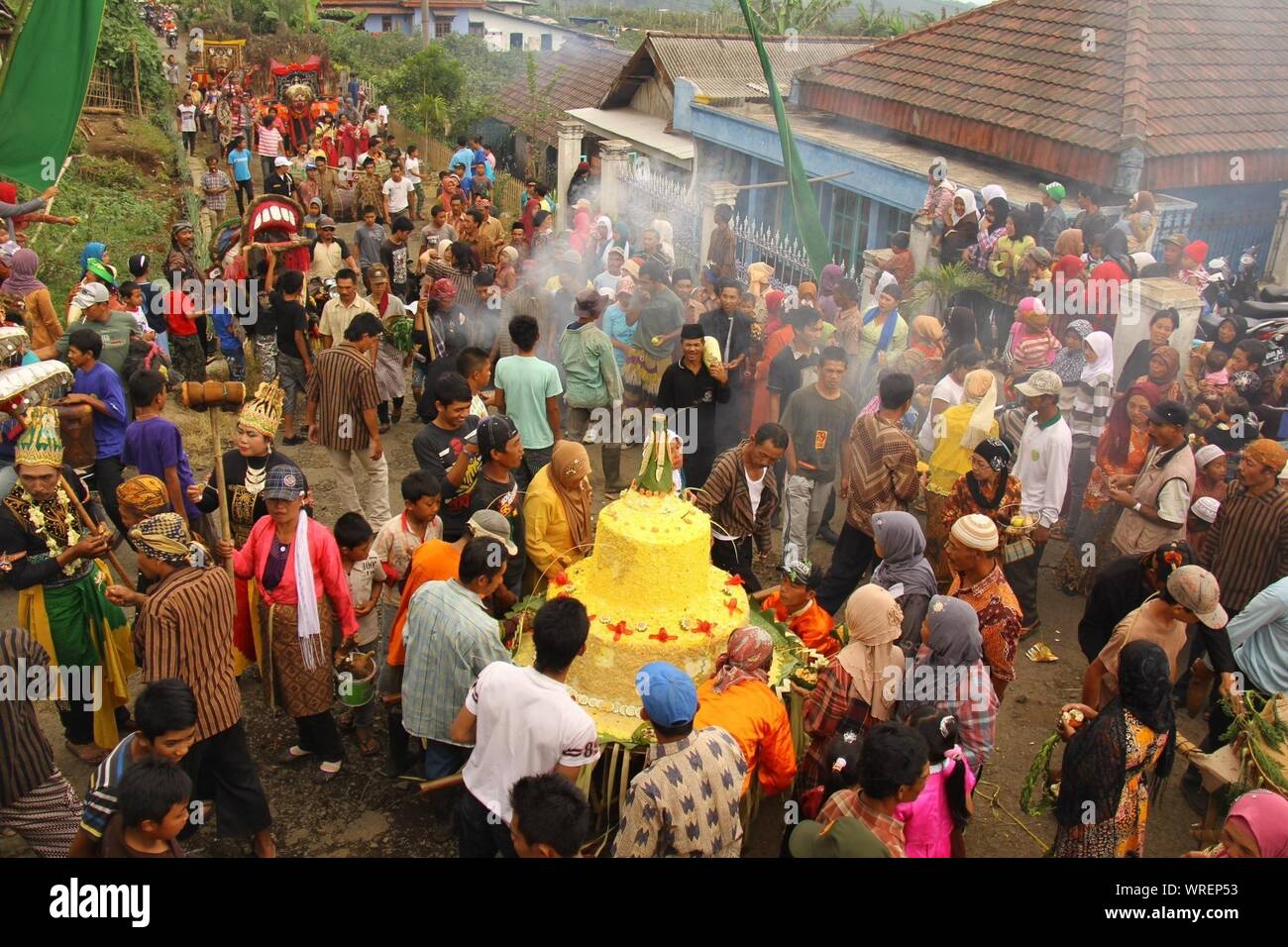 Villagers Celebrating Grebeg Besar Demak Stock Photo - Alamy