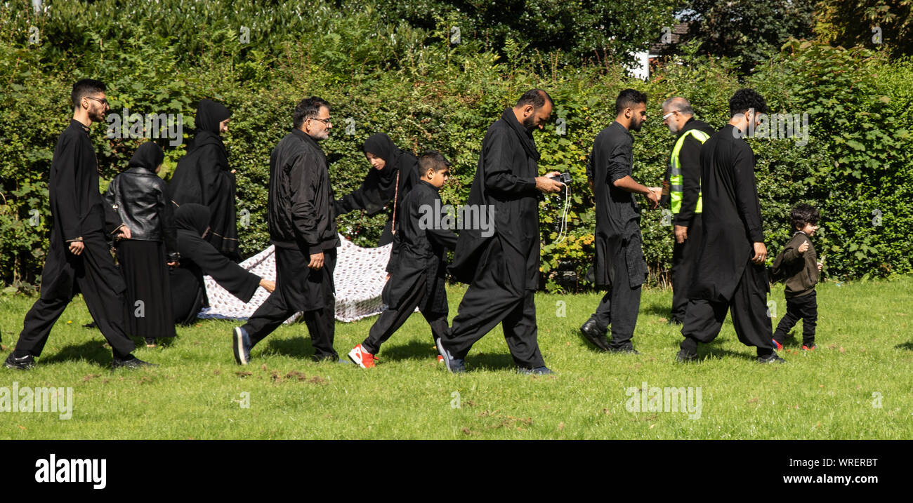 Shia muslims gathering for the Ashura Procession in Rusholme ...