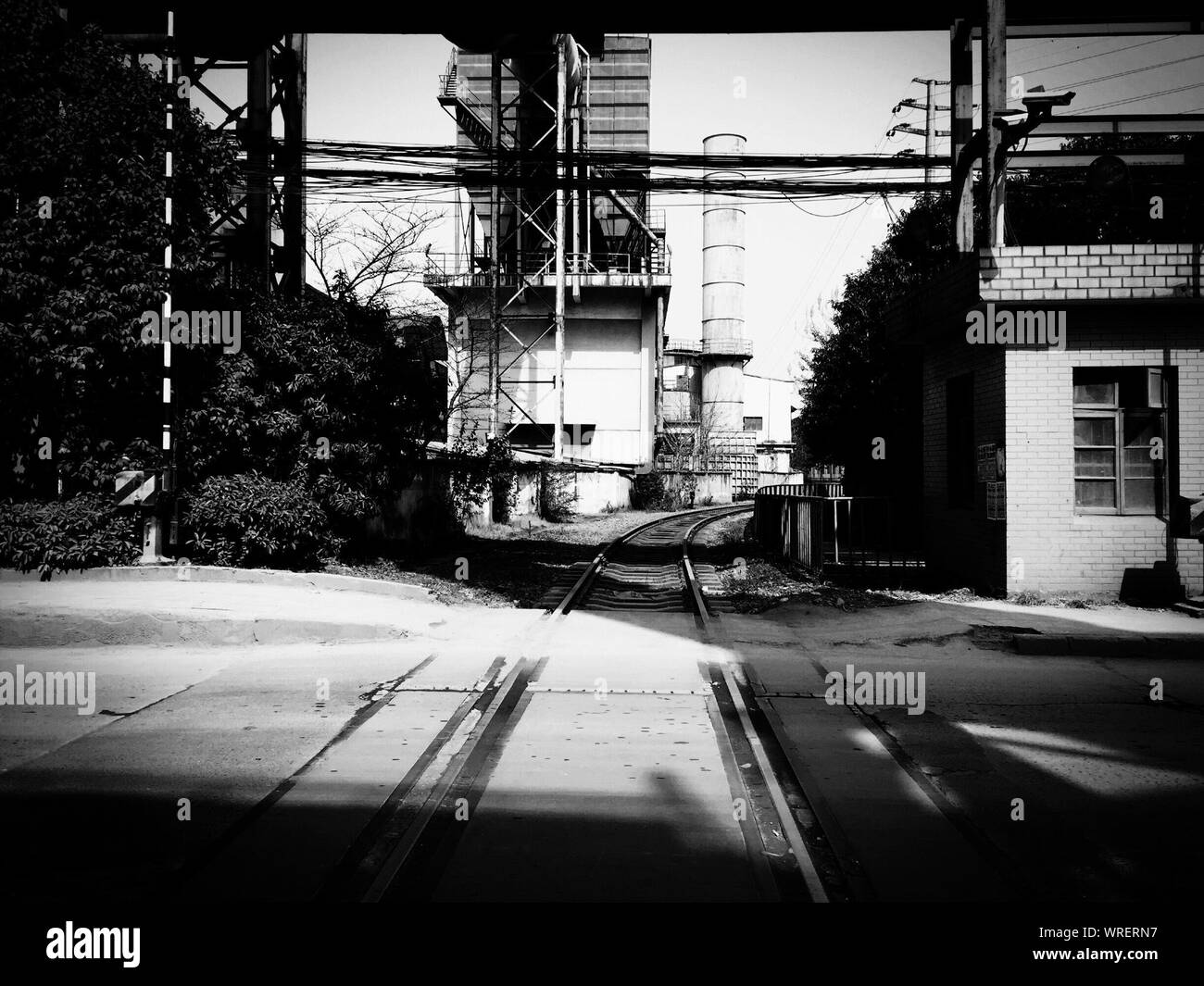 Track building hi-res stock photography and images - Alamy