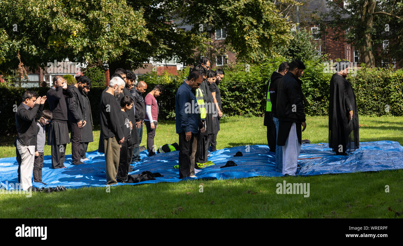 Shia muslims gathering for the Ashura Procession in Rusholme ...