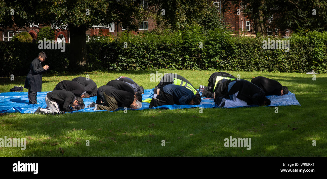 Shia muslims gathering for the Ashura Procession in Rusholme ...