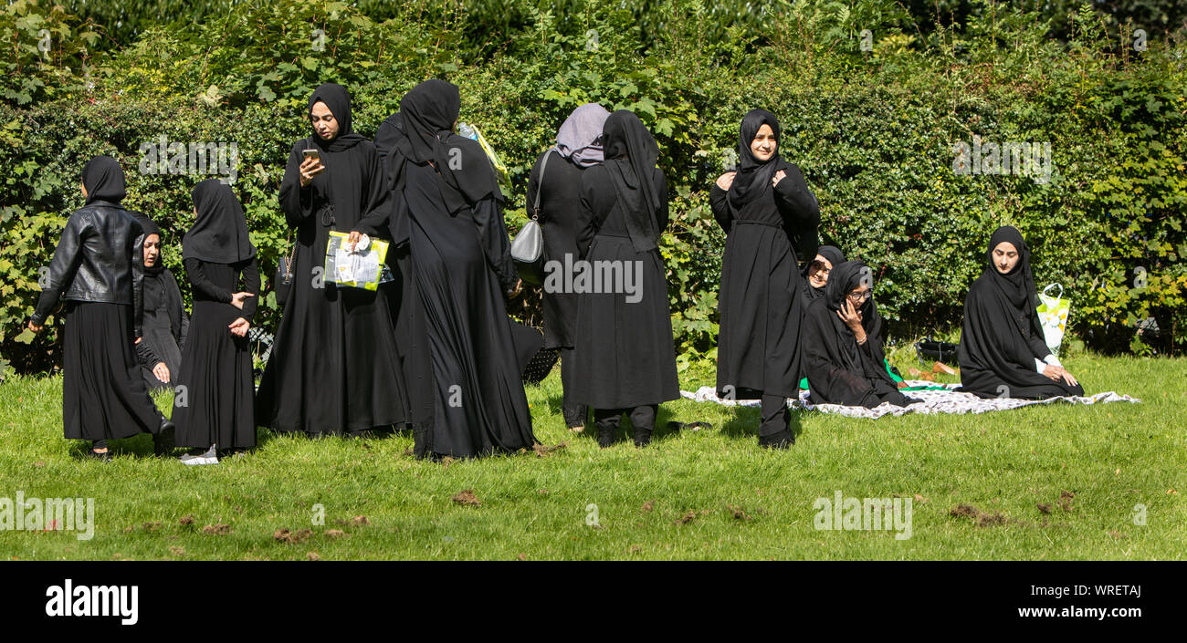 Shia muslims gathering for the Ashura Procession in Rusholme ...