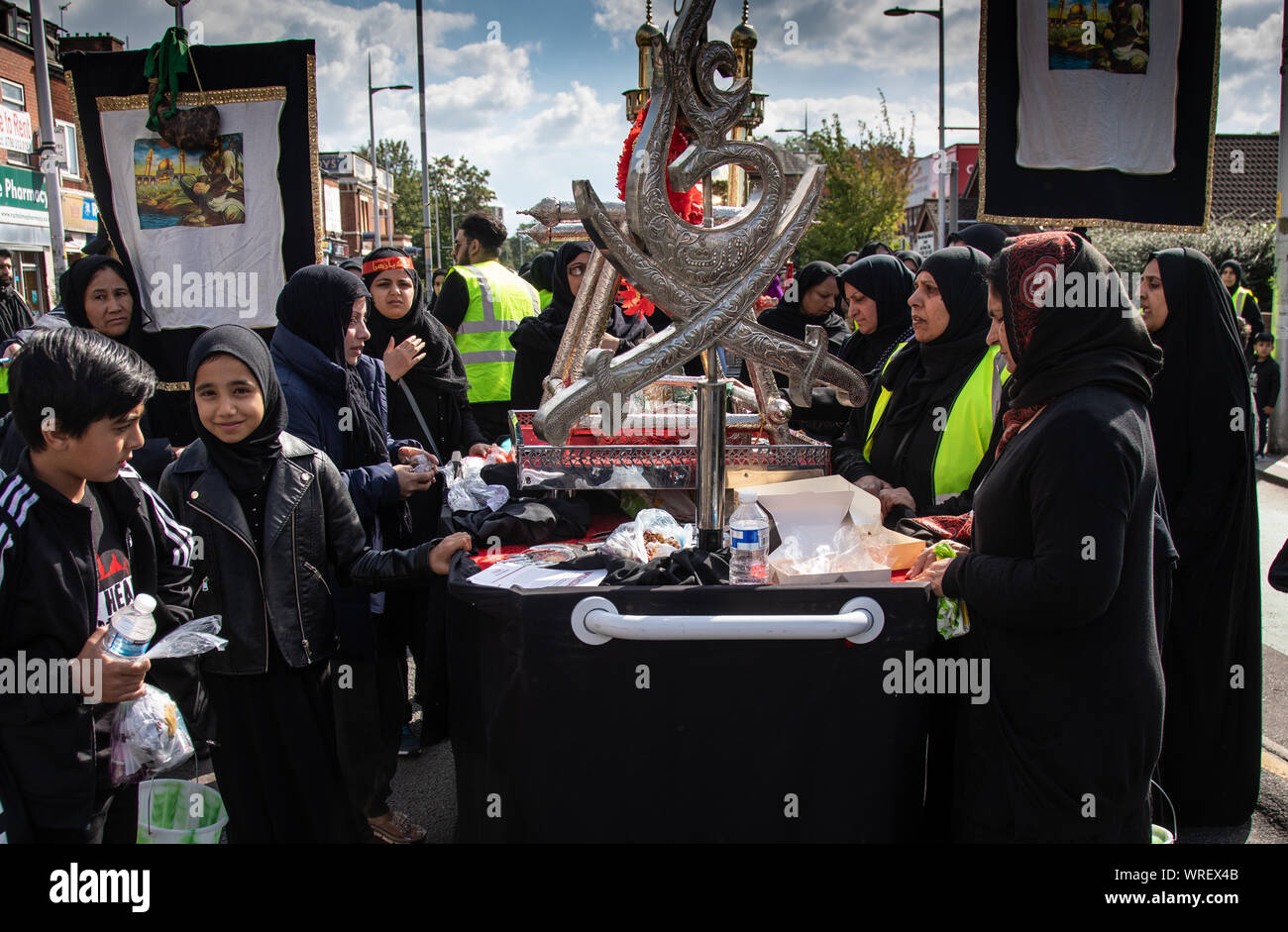 Shia muslims gathering for the Ashura Procession in Rusholme ...