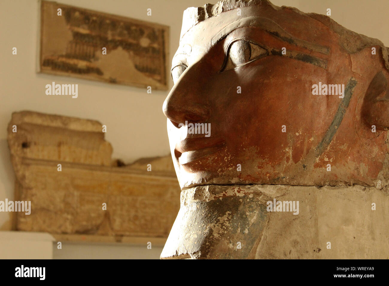 Statue of Ancient Egyptian Museum object in the Egyptian Museum at ...