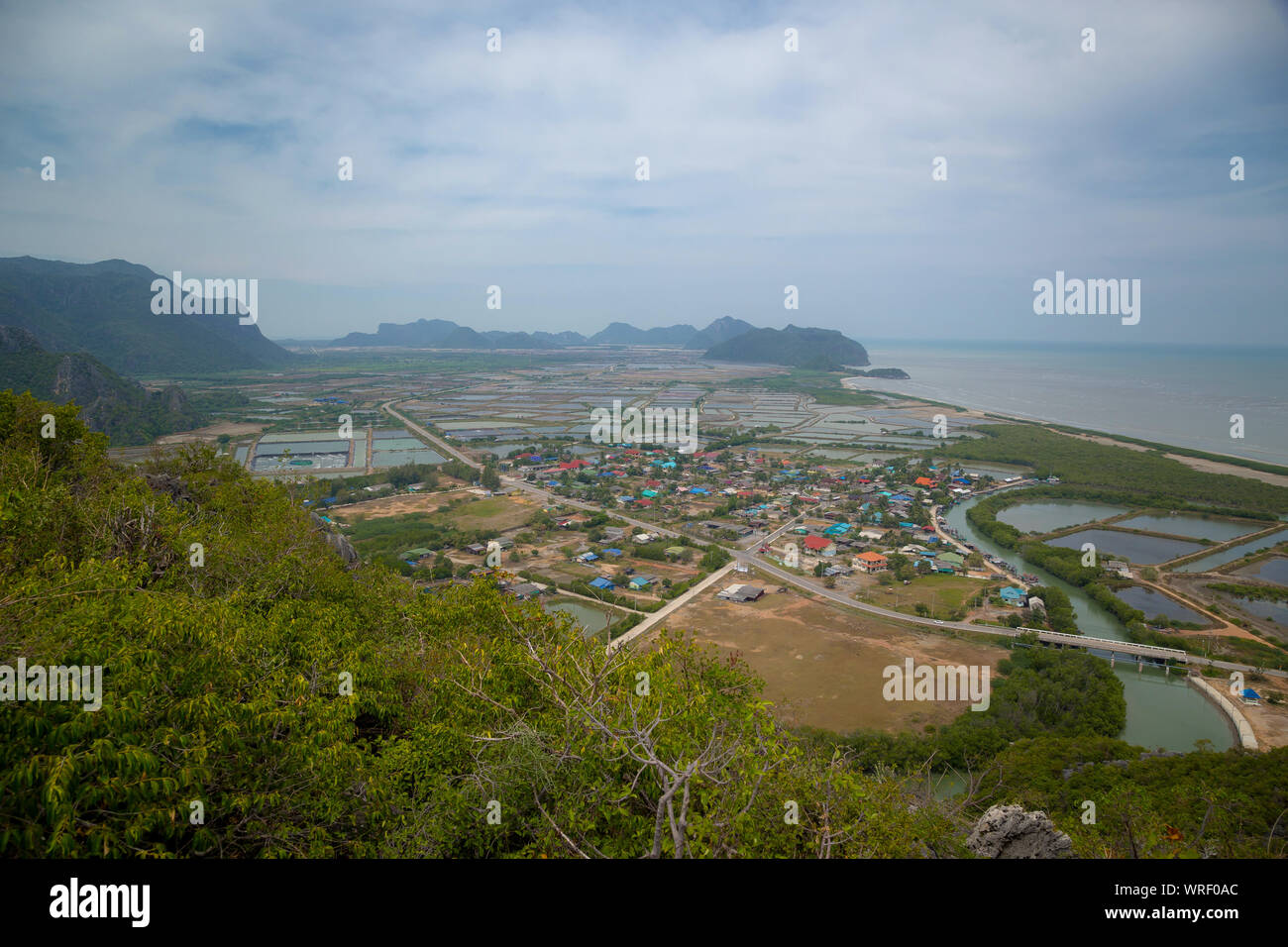 landscape viewpoint at Khao Daeng ,Sam Roi Yod national park ...