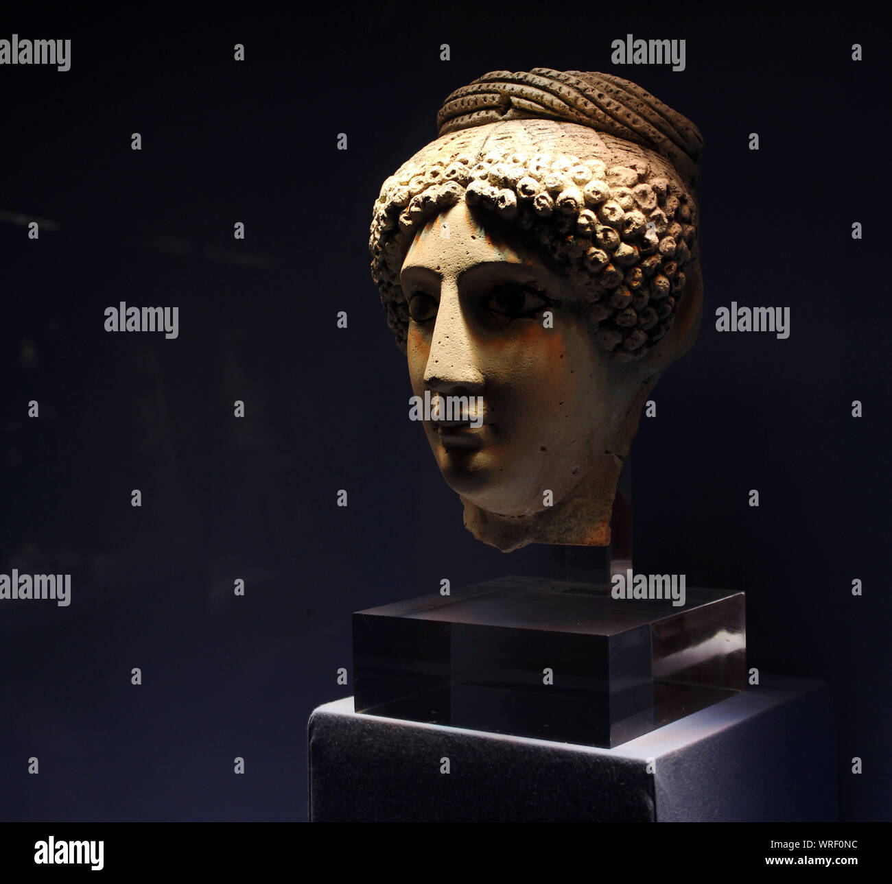 Statue of Ancient Egyptian Museum object in the Egyptian Museum at ...