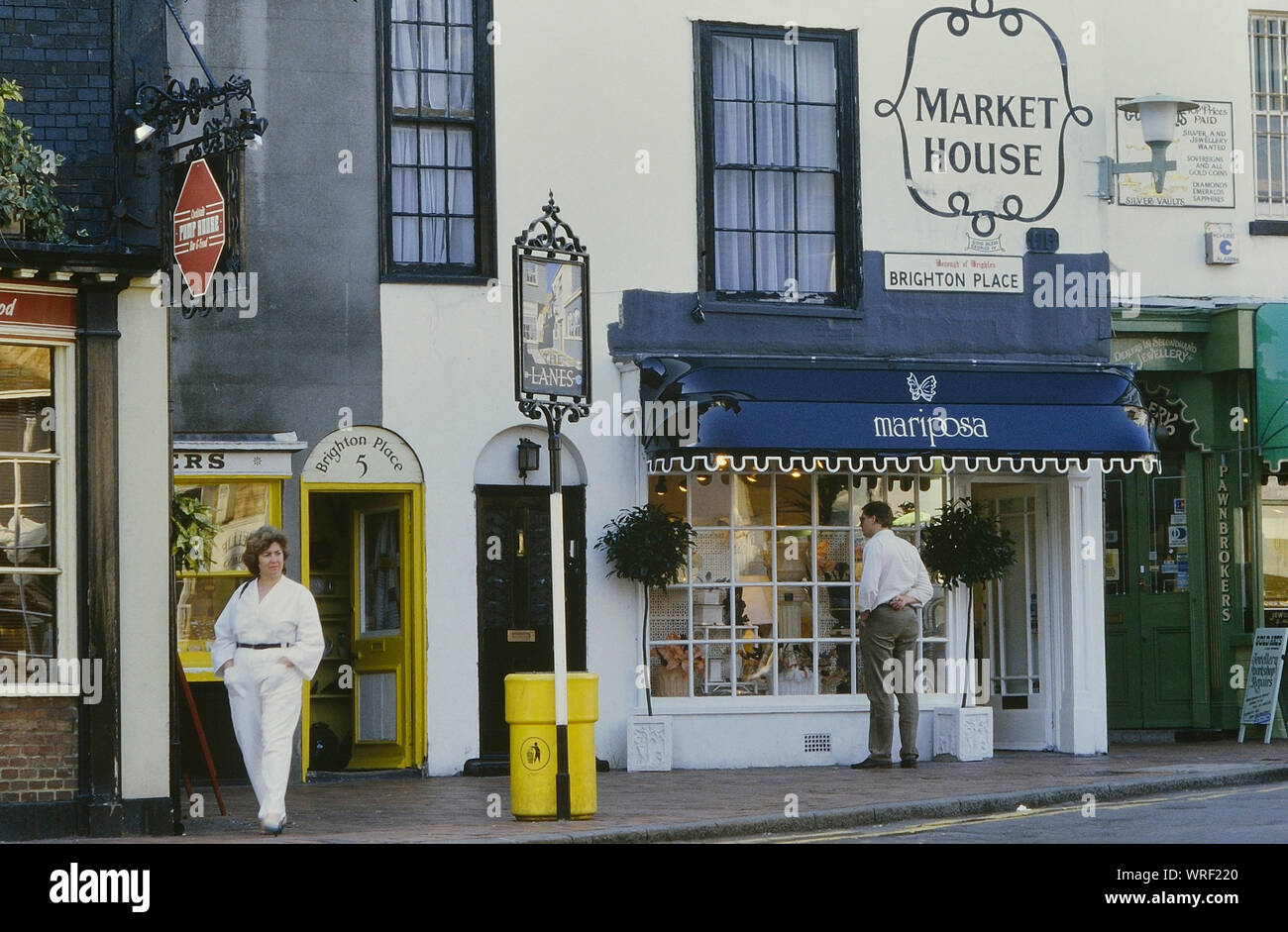 Brighton Place and entrance to the Lanes, Brighton, East Sussex ...