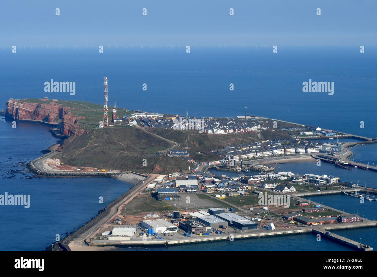 Heligoland island aerial hi-res stock photography and images - Alamy
