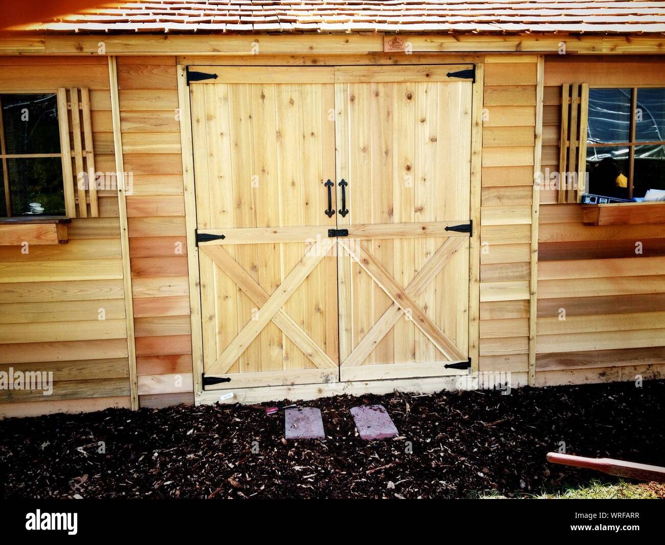 Wooden facade of hut hi-res stock photography and images - Alamy