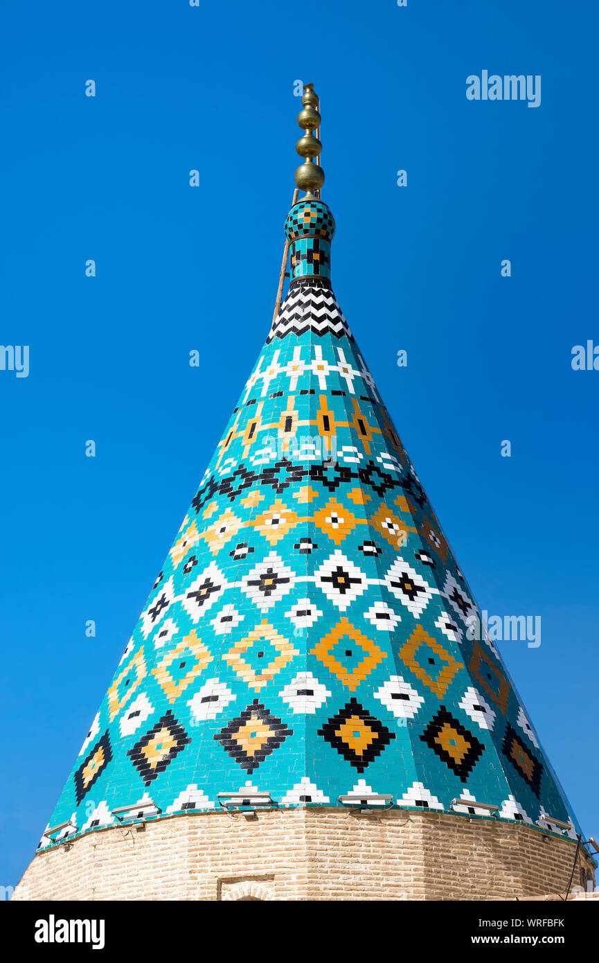 Sultan Amir Ahmad Shrine rooftop, Kashan, Isfahan Province, Islamic ...