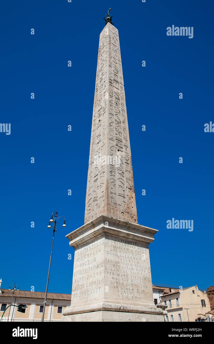 Lateran Obelisk an ancient Egyptian obelisk built on the 15th century B ...