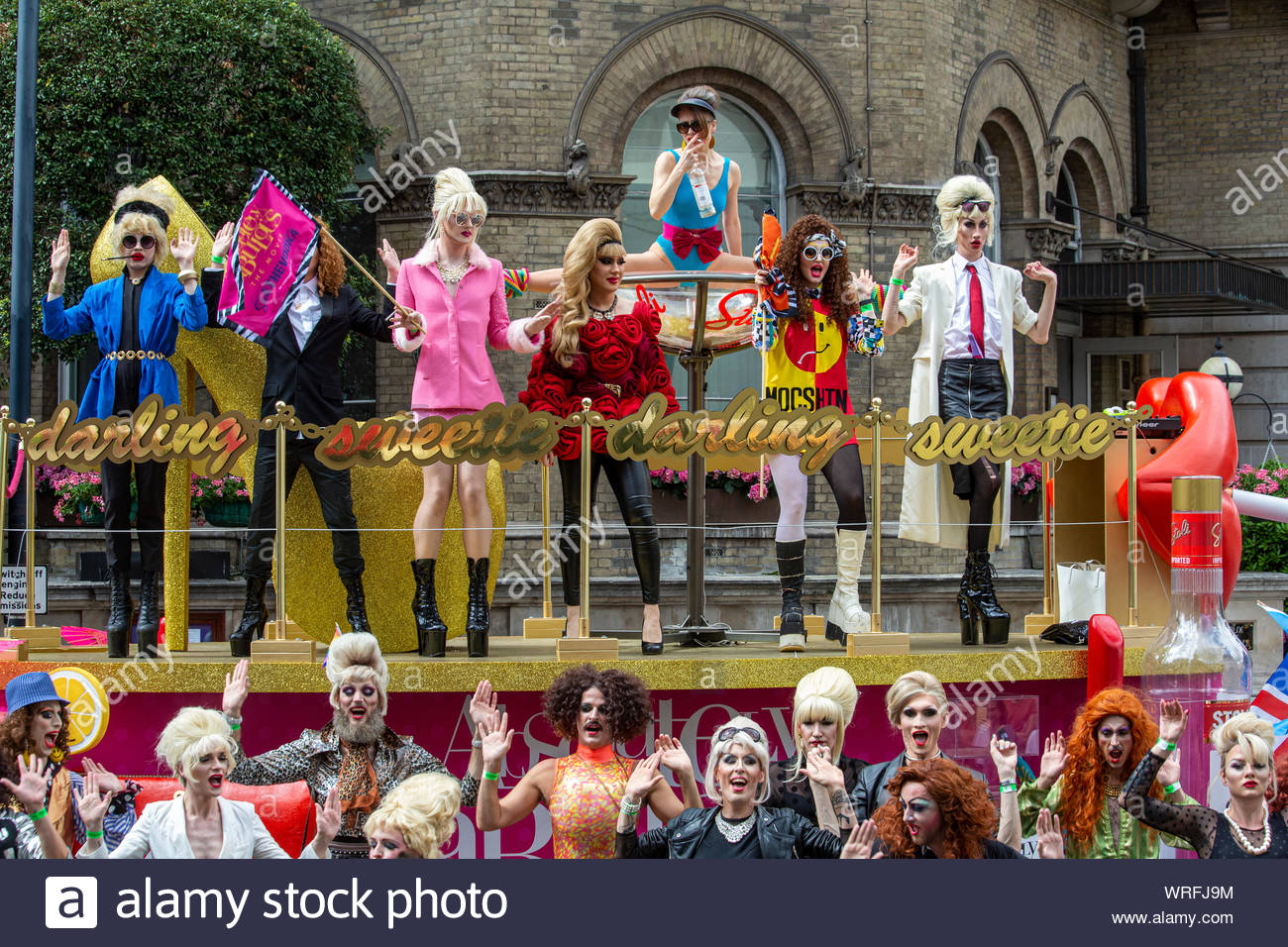 Members of the Absolutely Fabulous cast took part in the 2016 London ...