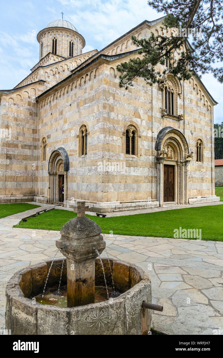 The Serbian Orthodox Monastery of Visoki Dečani, founded in the first ...