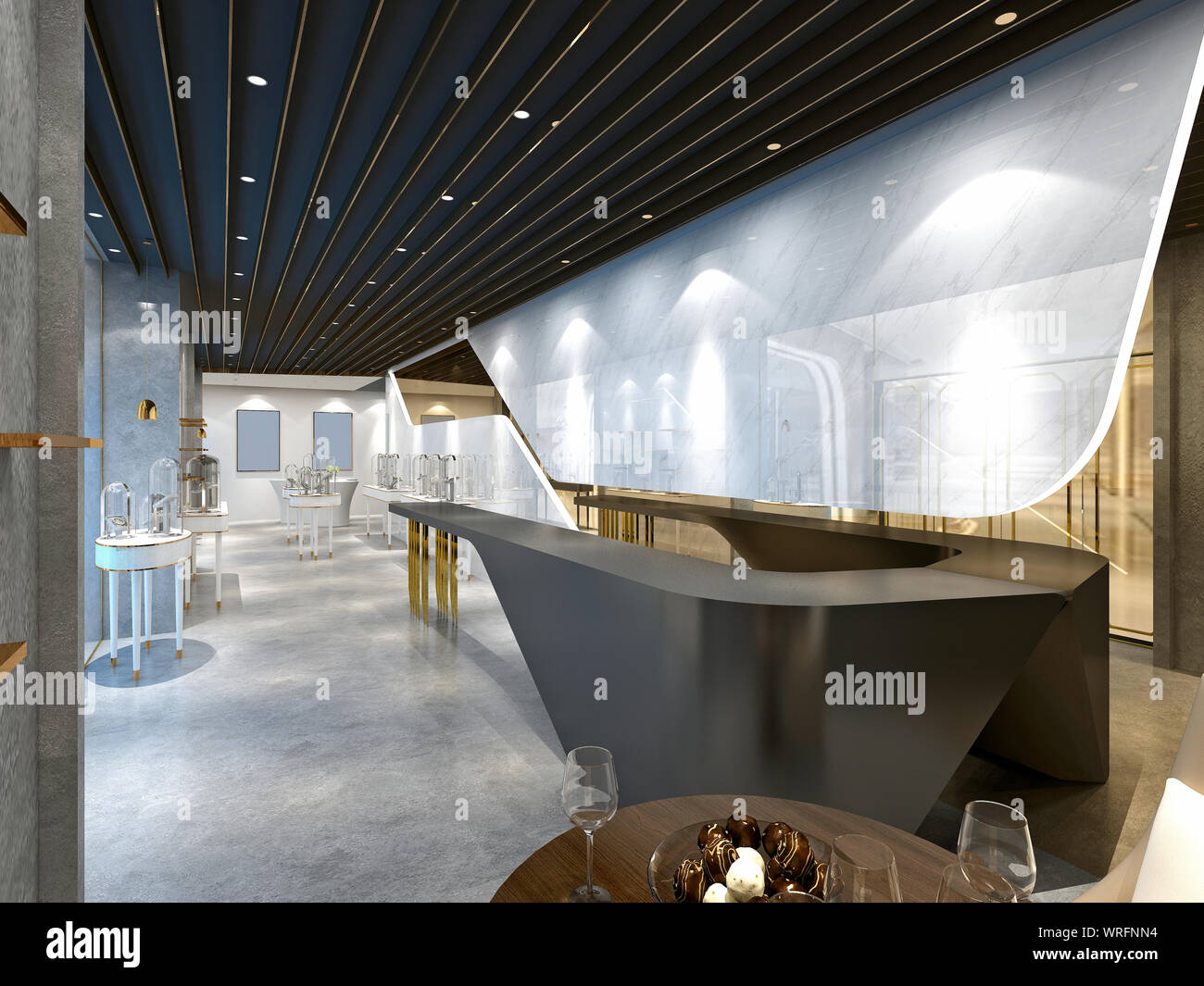 Jewelry store interior hi-res stock photography and images - Alamy