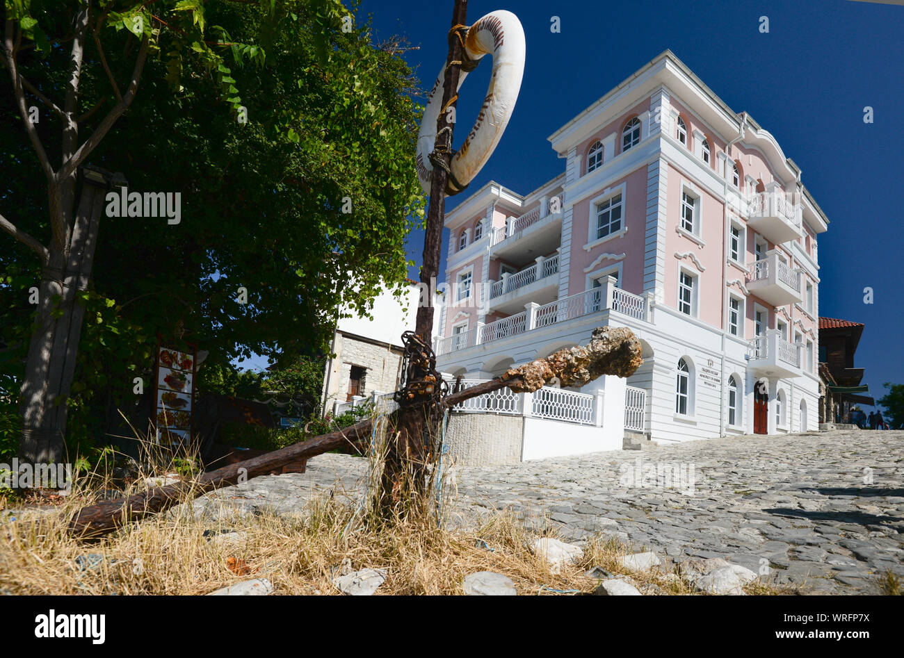 Municipality of Nessebar building, Nessebar on Bulgaria's Black Sea ...