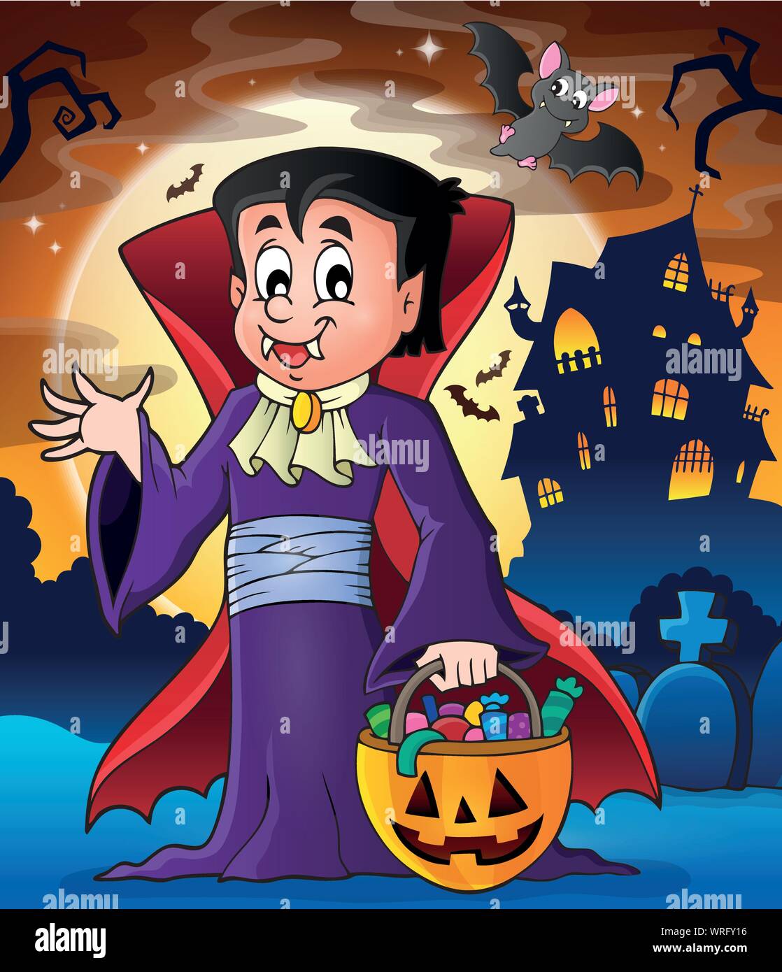 Halloween vampire theme image 2 Stock Vector Image & Art - Alamy