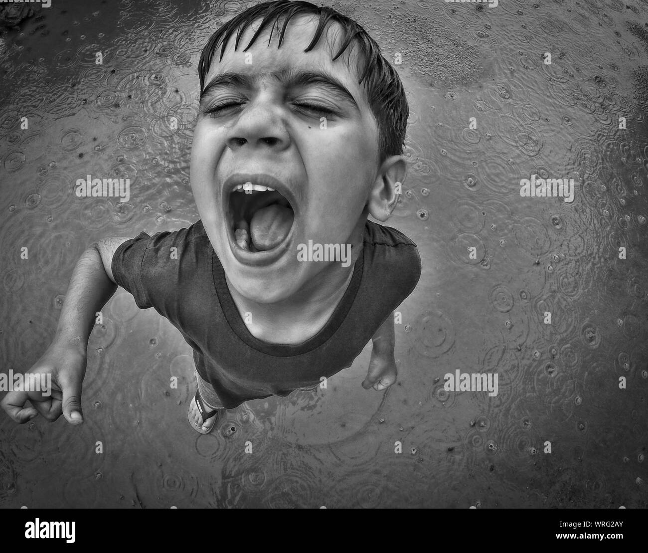 Child open mouth hi-res stock photography and images - Alamy