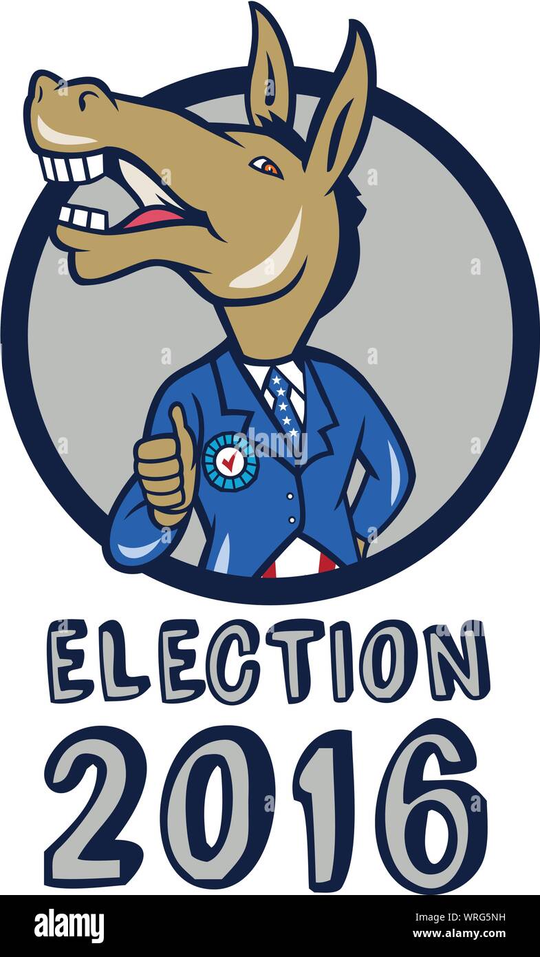 Usa political cartoon donkey Stock Vector Images - Alamy