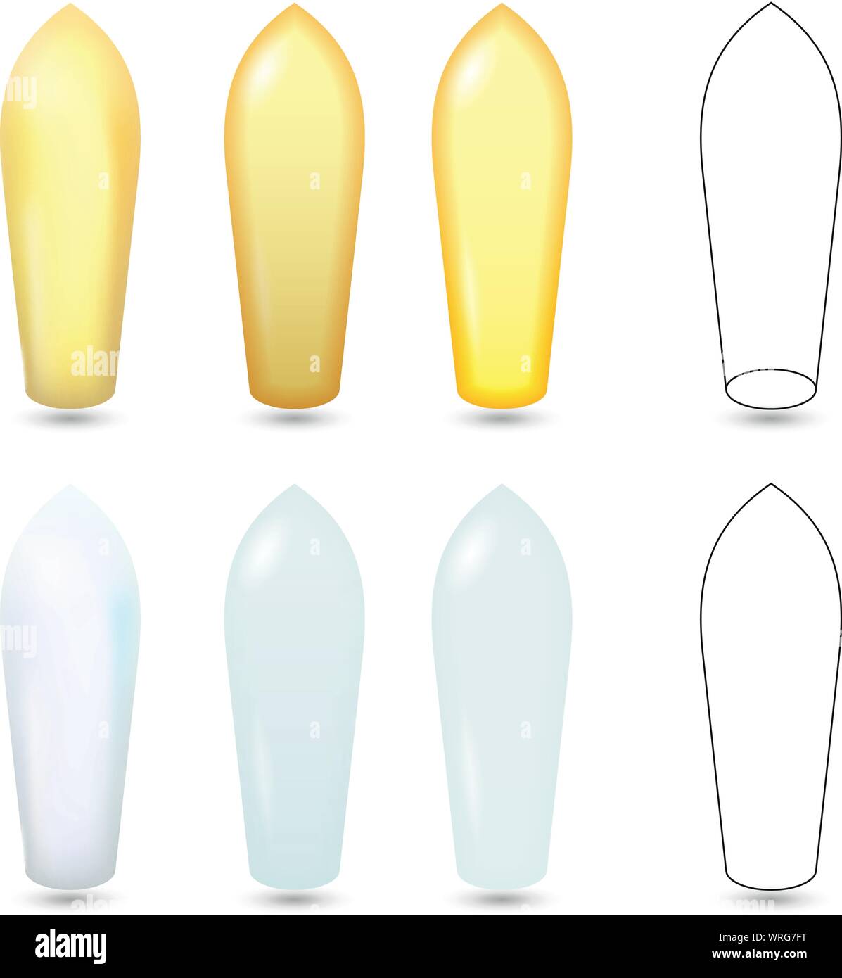 Suppositories Vector Illustration Stock Vector Image & Art - Alamy