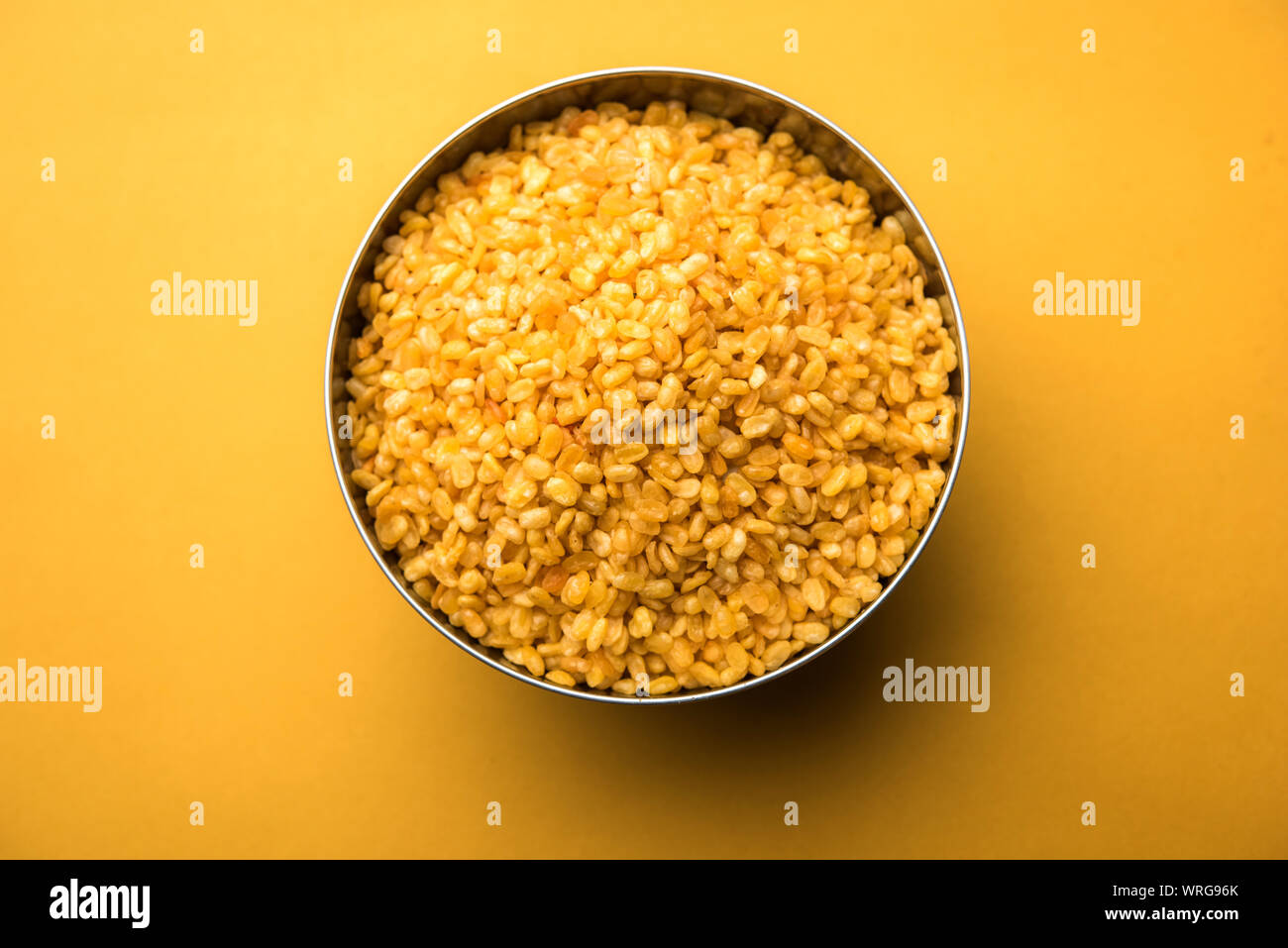 Salty and Fried Moong Dal / crispy Mung Namkeen served in a bowl ...